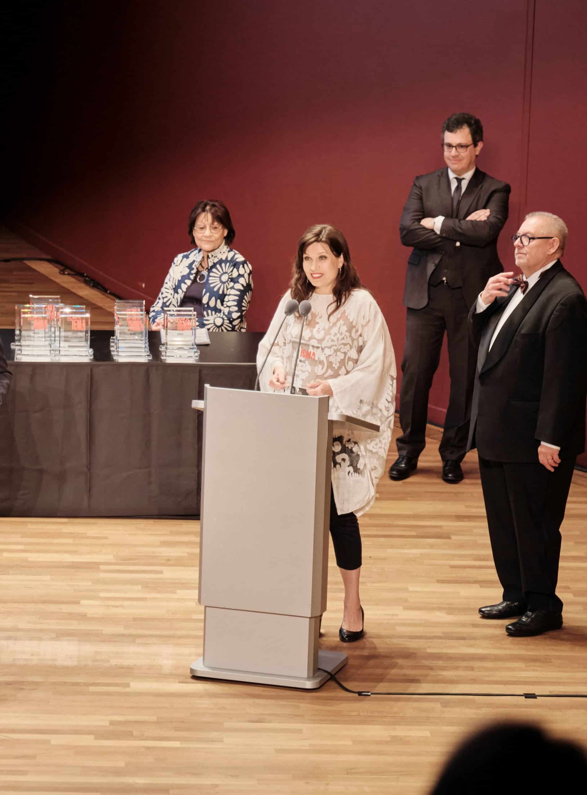 ICMA Ceremony - Marina Rebeka